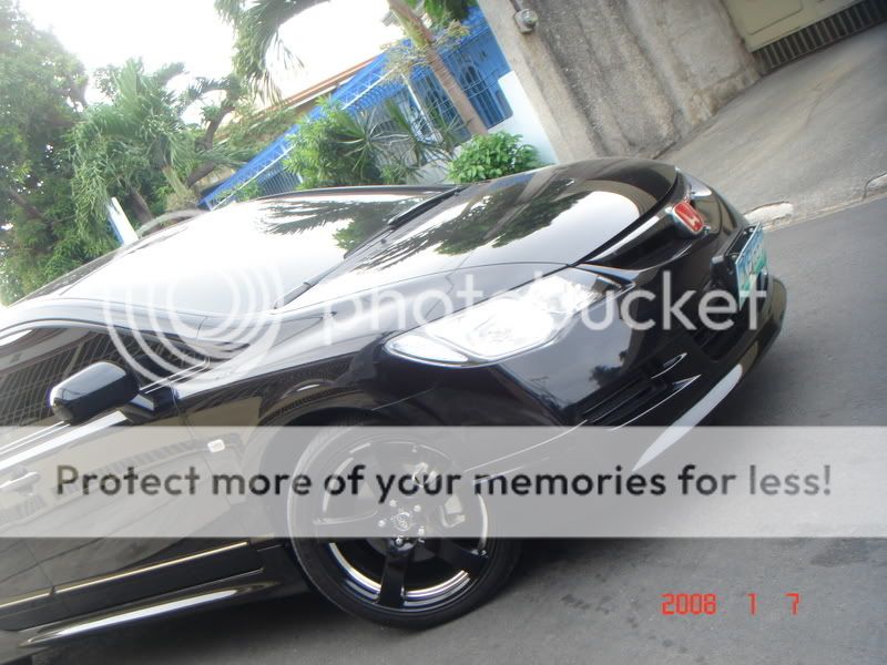 Tilted front licence plate | 8th Generation Honda Civic Forum