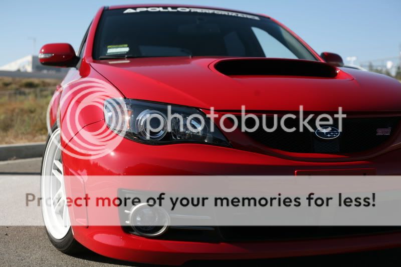 08 lightning red sti 18x10 rpf1s | IW STi Forum