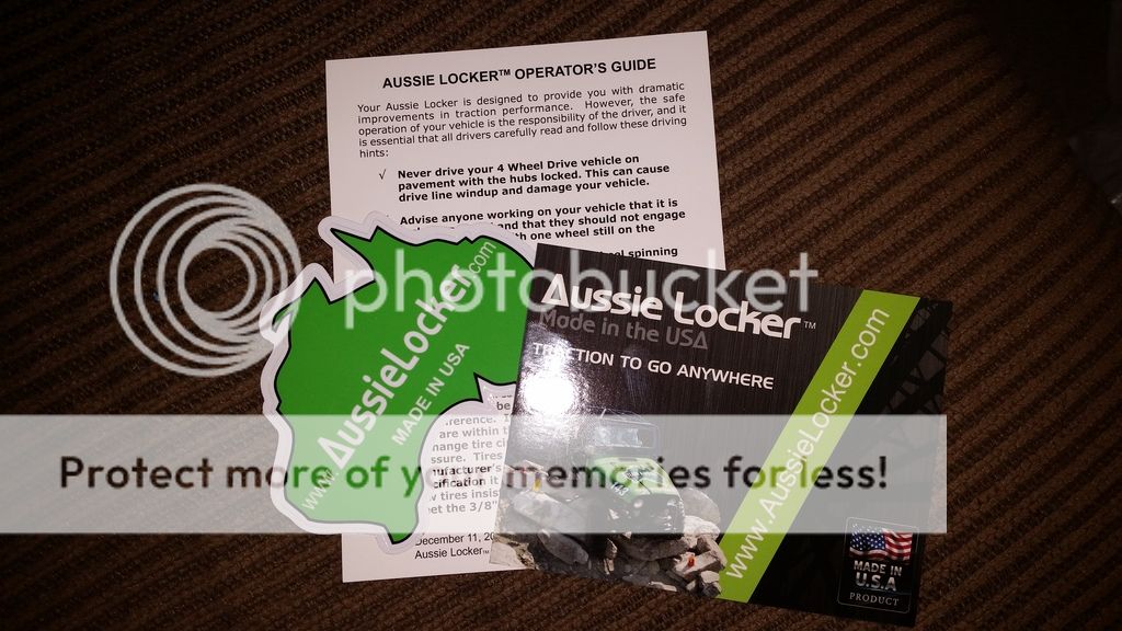 Installing Aussie lockers front & rear. Few questions. | Jeep ...