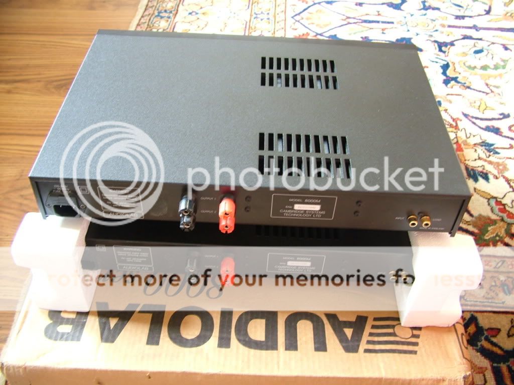 Stunning condition original Audiolab 8000M monoblocs